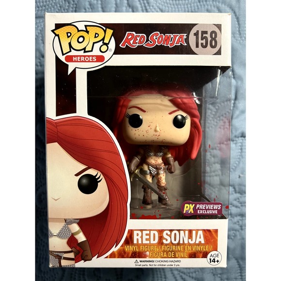 Funko | Toys | Funko Pop Dc Heroes Red Sonja 58 Bloody Variant Px ...